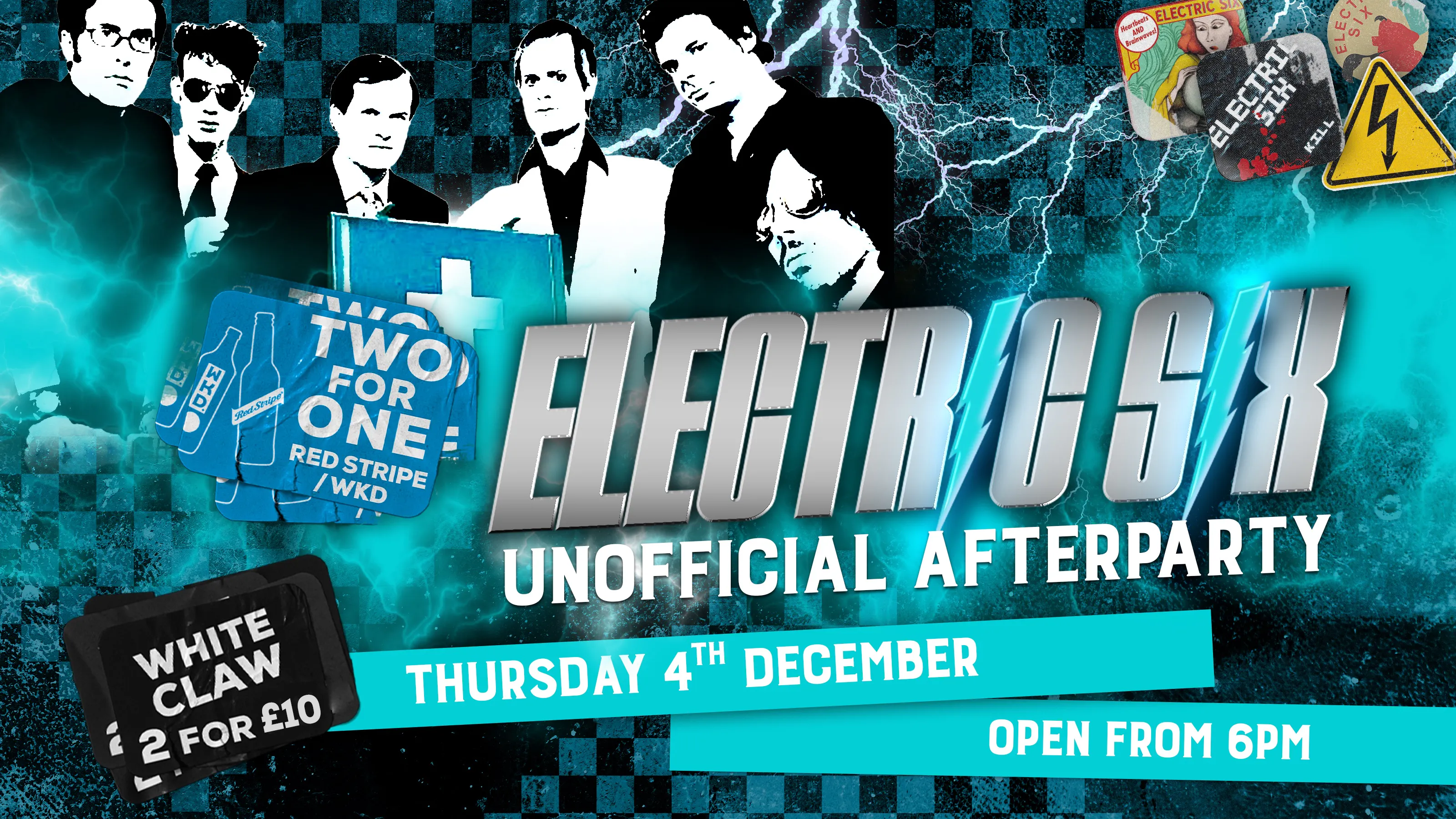 ELECTRIC SIX - UNOFFICIAL AFTERPARTY at Diego's Demise, Liverpool on ...