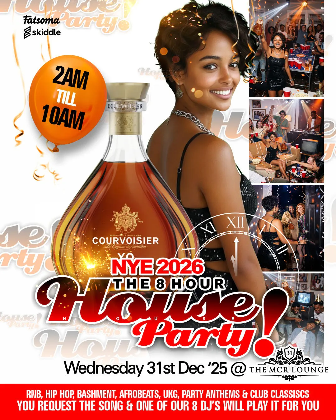 NYE 2026: The 8-Hour House Party Marathon @ The MCR Lounge at The MCR ...