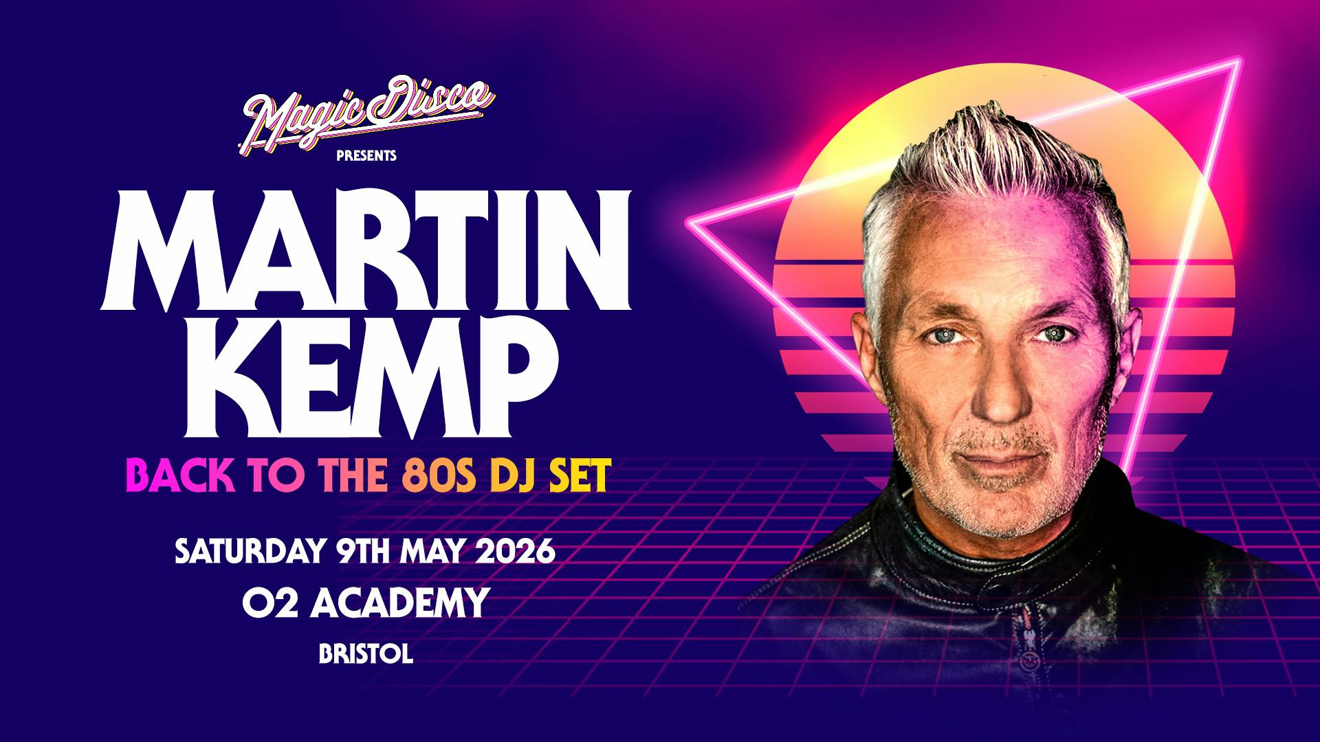 Martin Kemp Live DJ set - Back to the 80's - Bristol [TICKETS ON SALE ...