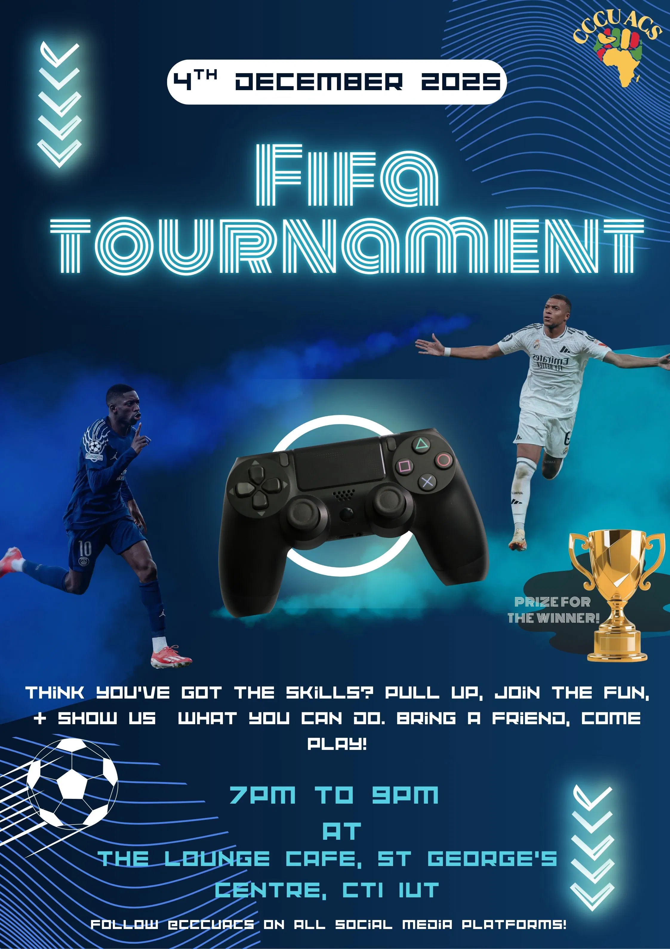 CCCU ACS' FIFA TOURNAMENT at The Lounge Bar & Kitchen, Canterbury on ...