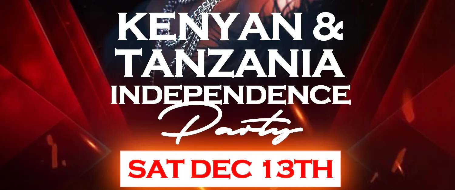 KENYAN & TANZANIA INDEPENDENCE PARTY at Afro Beats, Dundee on 13th Dec ...