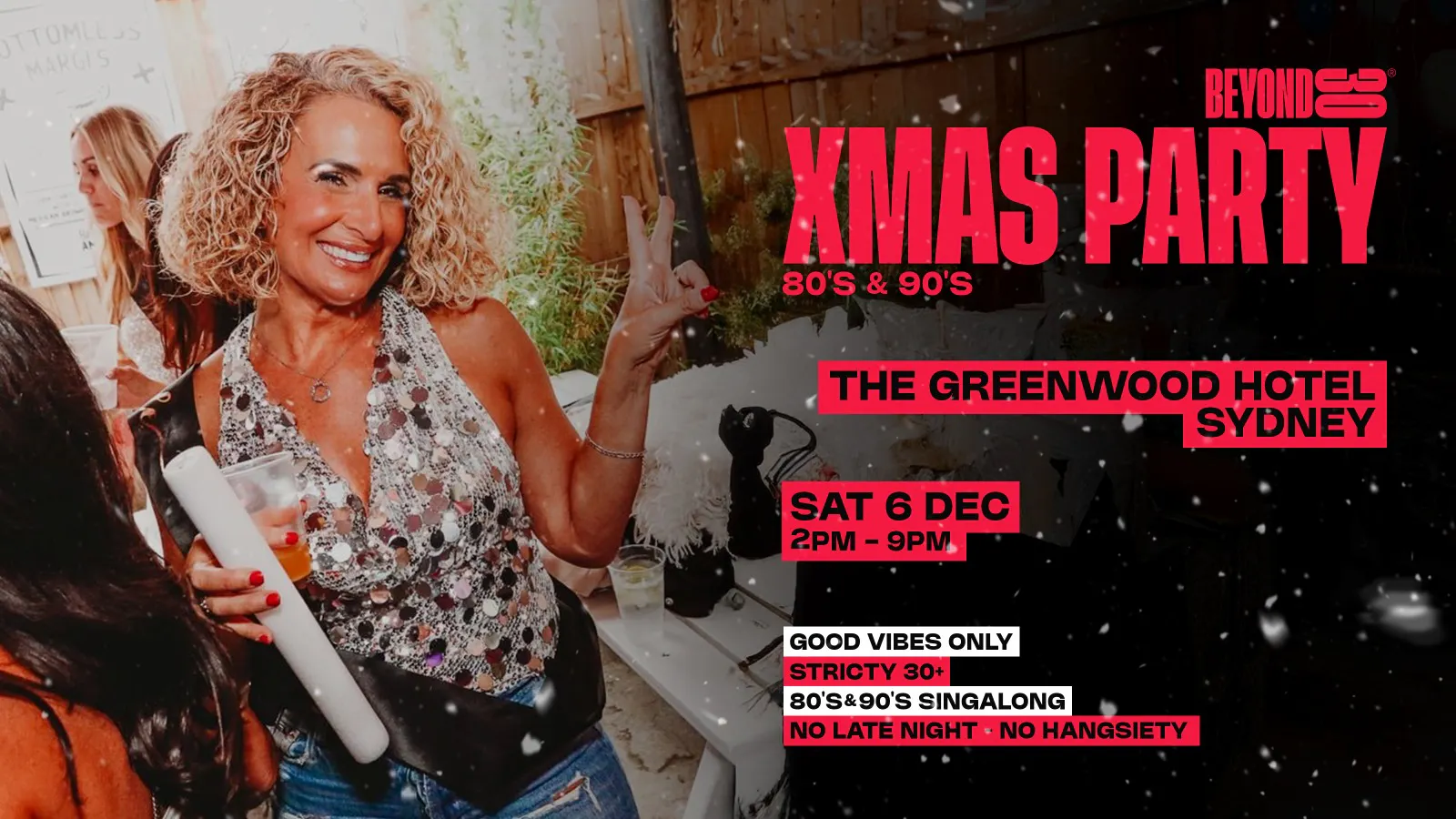 Over 30s Daytime Christmas Party - SYDNEY 🎅🏻 at Greenwood Hotel, North ...