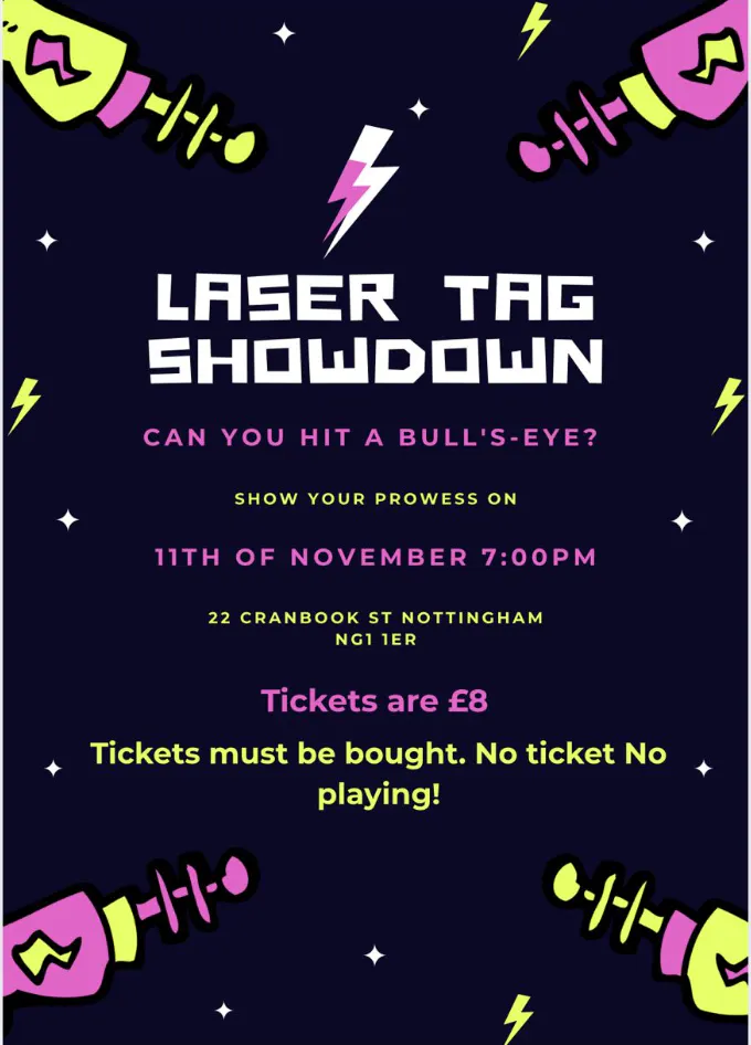 EASOC Laser Tag Showdown at Laser Tag Nottingham, Nottingham on 11th ...