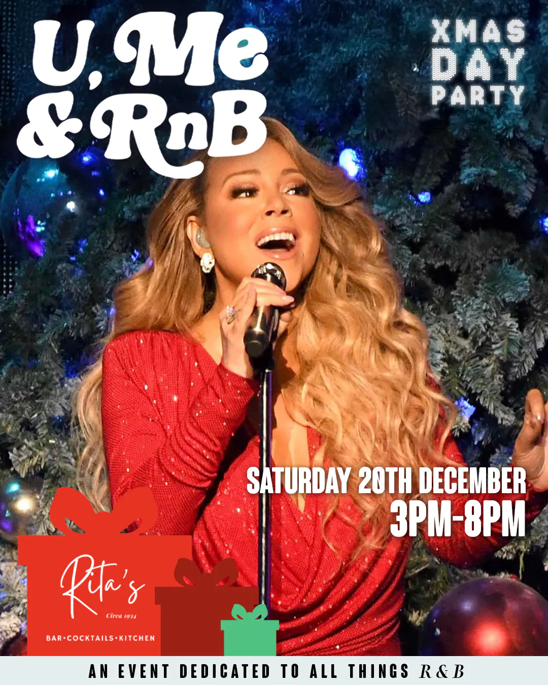 U, ME & RNB SOUTHAMPTON XMAS PARTY at Rita's Cocktail Bar, Southampton ...