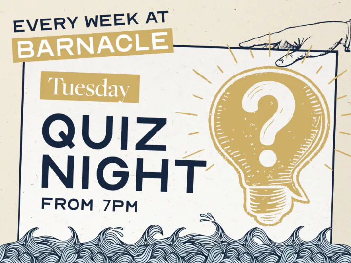 Barnacle Weekly Quiz Night at Barnacle Restaurant and Bar , Liverpool ...