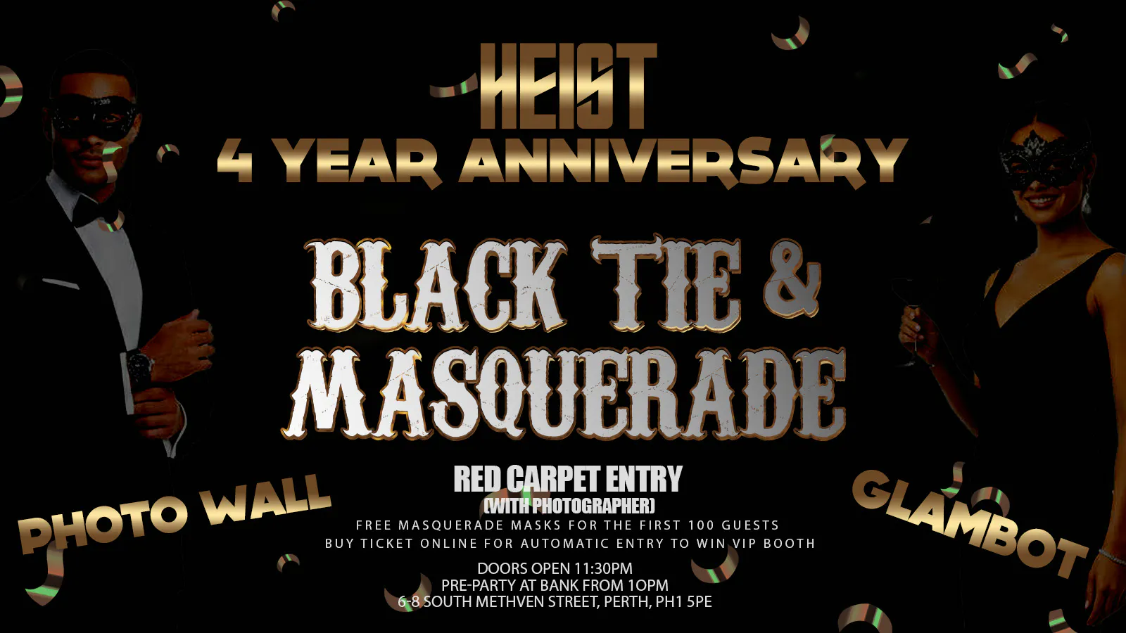 HEIST 4 Year Anniversary at Ego Nightclub - Perth, Perth on 28th Nov ...