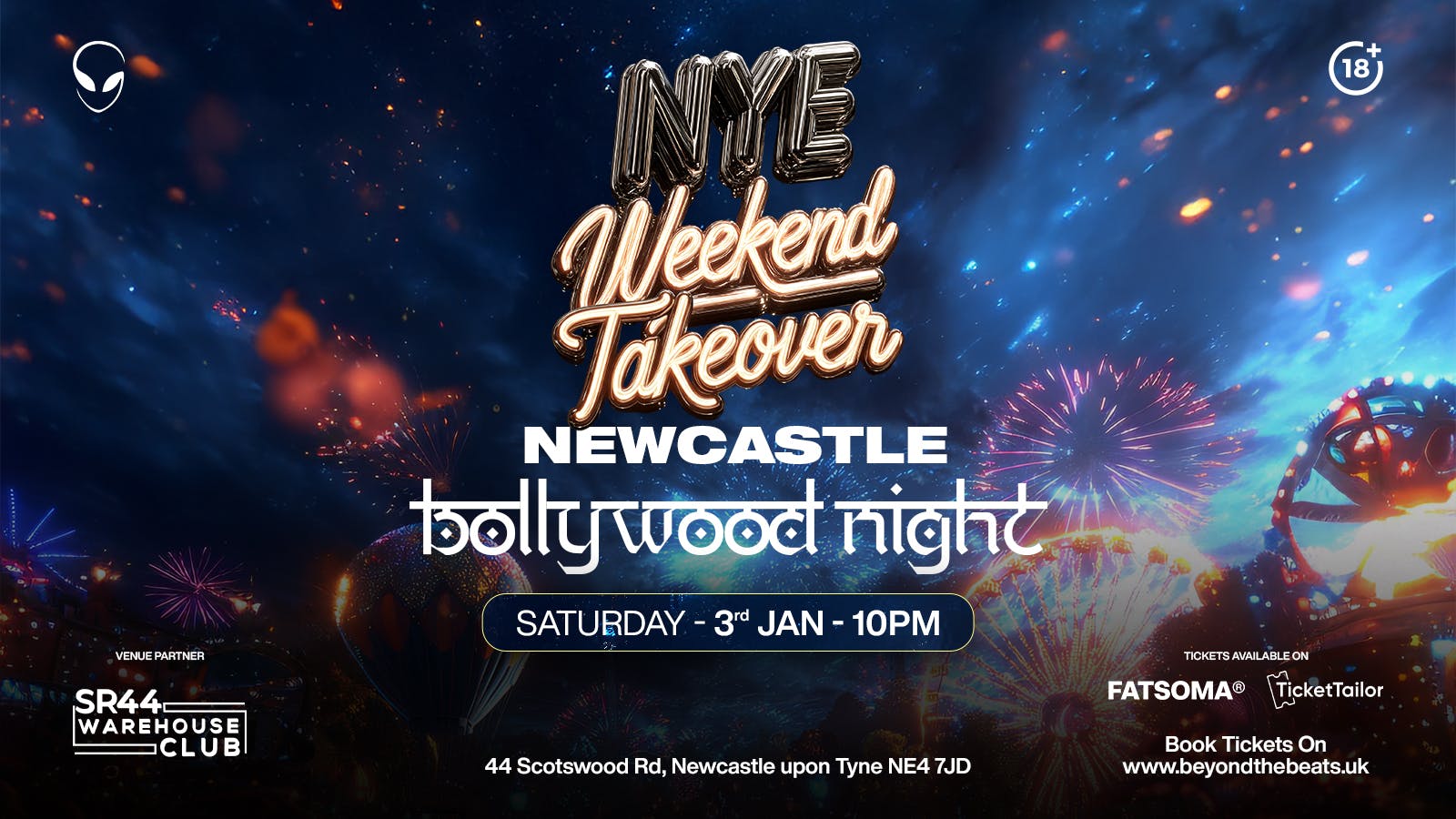 NYE WEEKEND BOLLYWOOD NIGHT NEWCASTLE at Warehouse Night Club(SR44 ...
