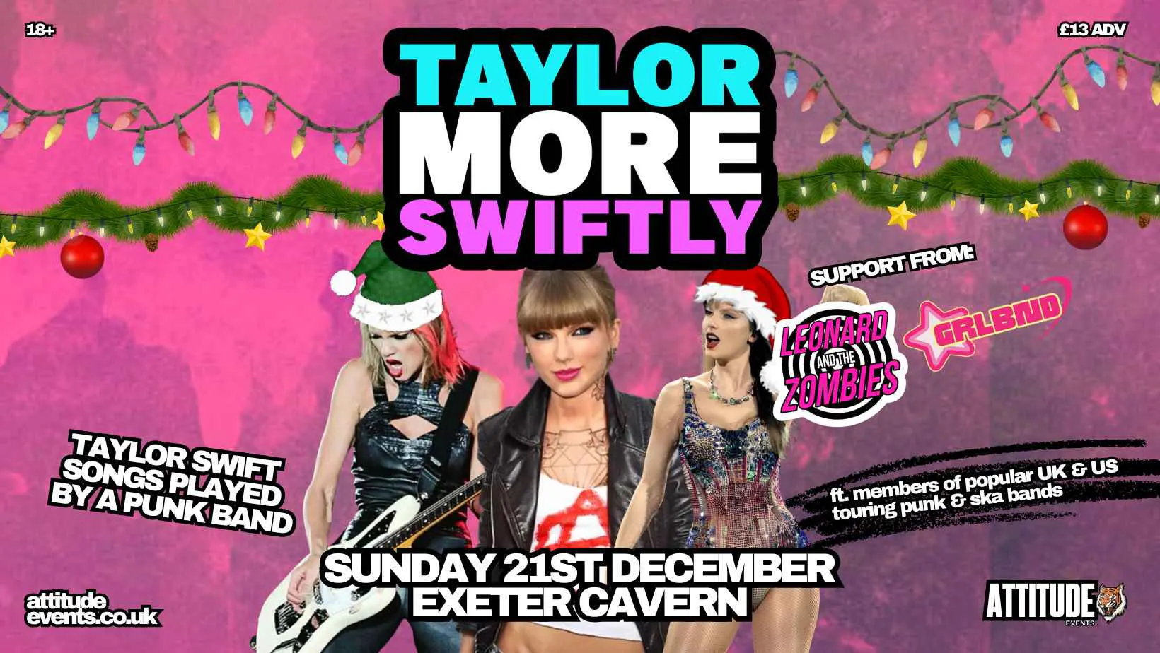 Taylor More Swiftly (Punk Rock Tribute to Taylor Swift) Leonard & The ...