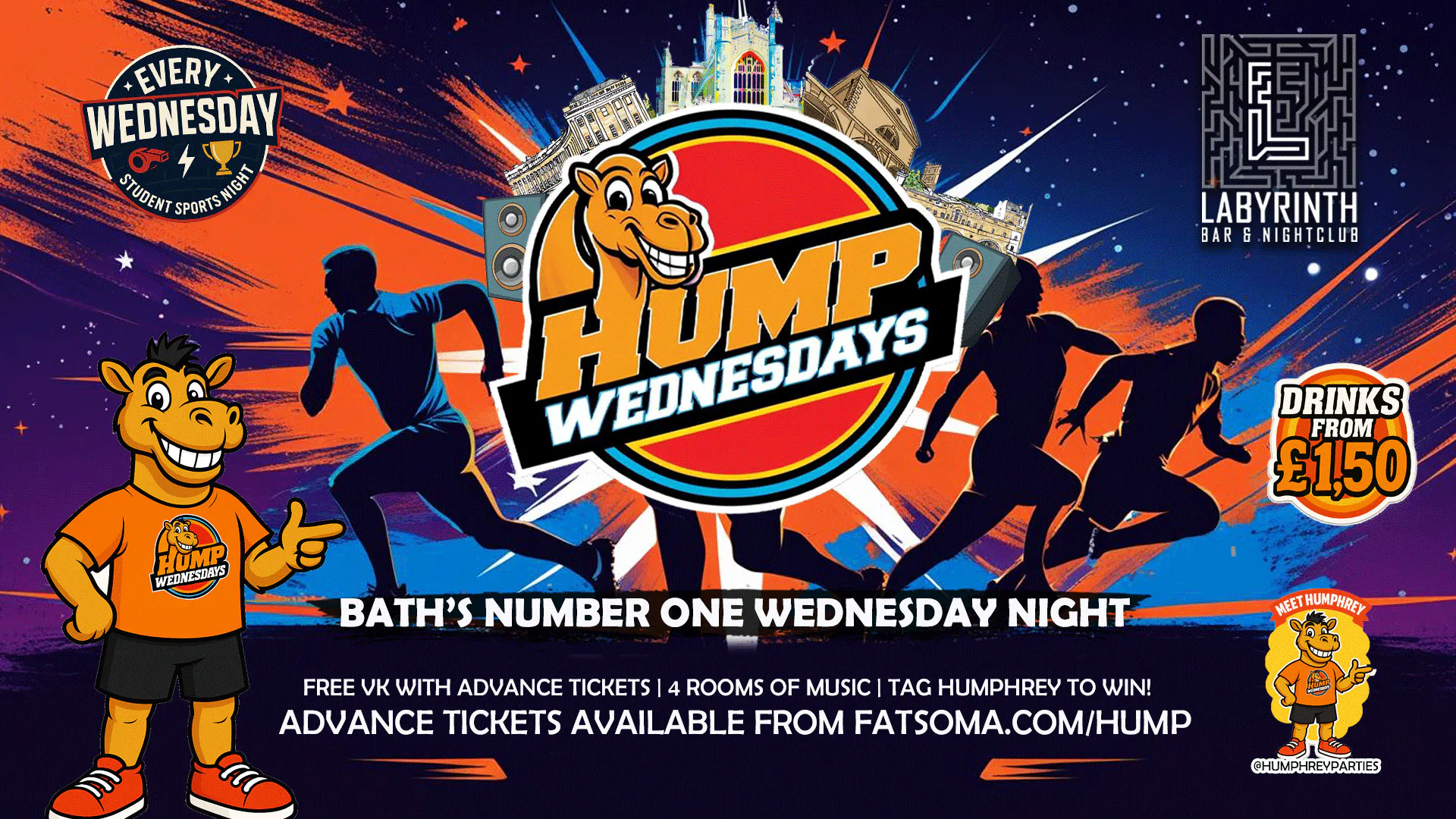 🐫 Hump Wednesdays 🐫 Bath's Number One Wednesday Night! at Labyrinth Bar ...