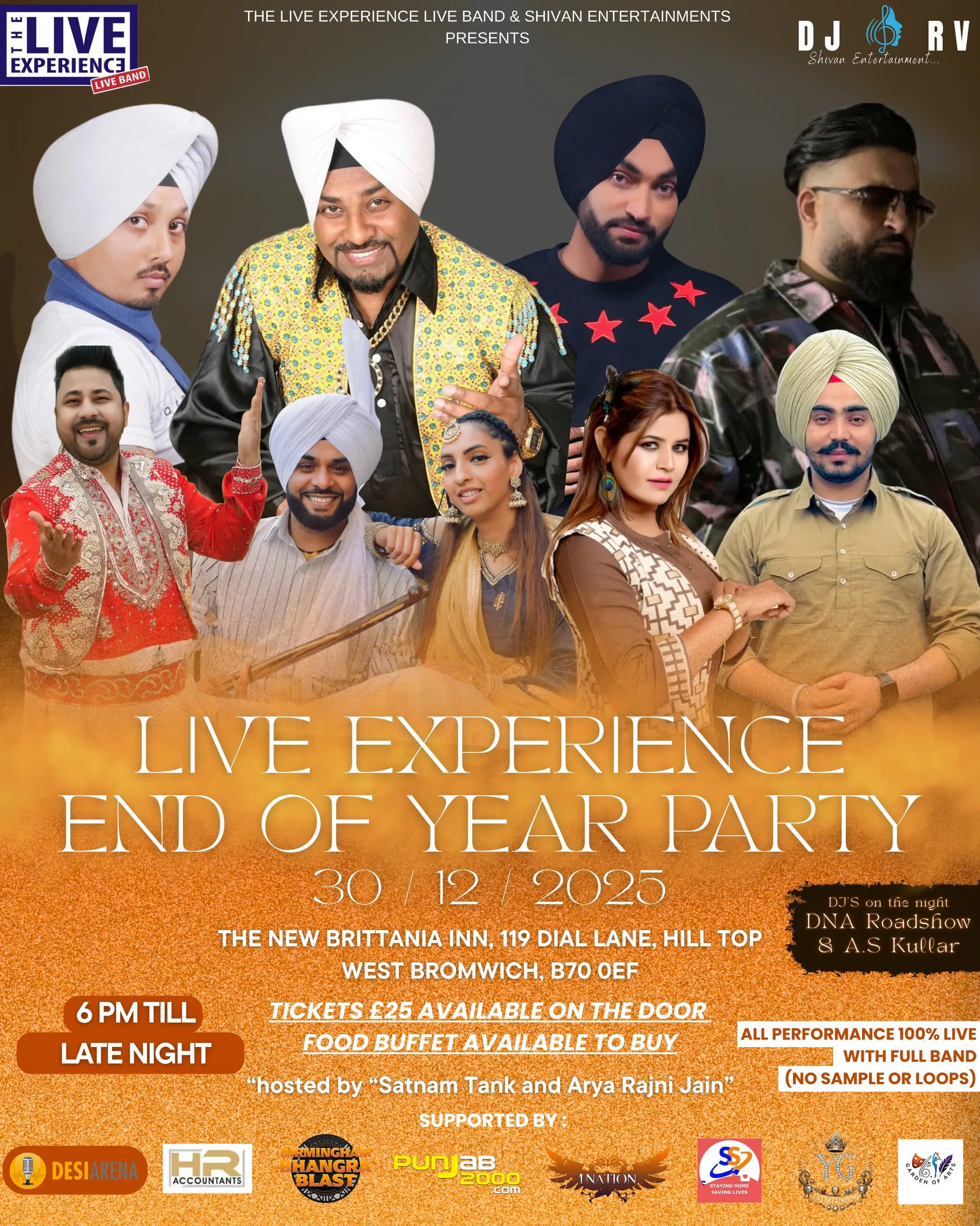 LIVE EXPERIENCE END OF YEAR PARTY at New Britannia Inn, West Bromwich ...