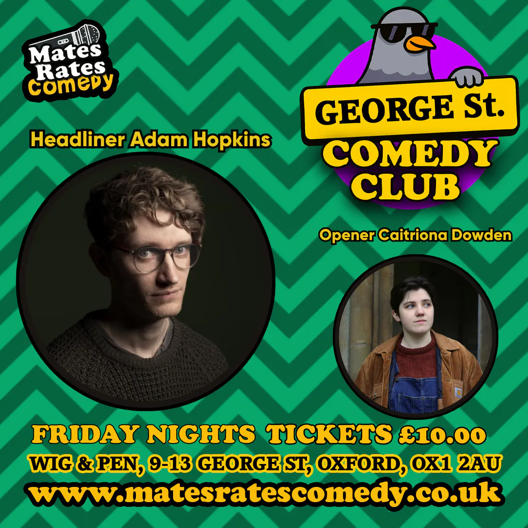 George Street Comedy Club: January 9 at Wig & Pen, Oxford on 9th Jan ...