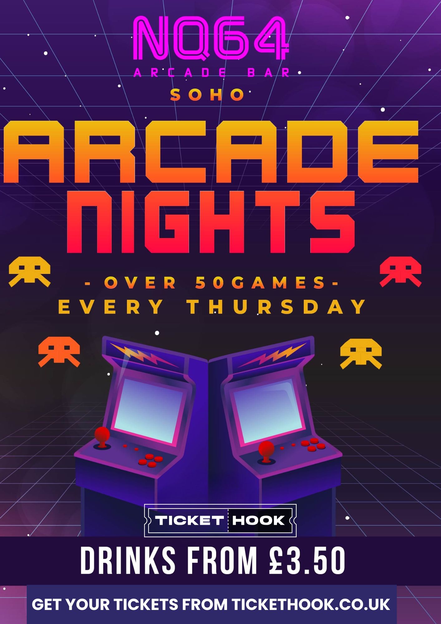 Arcade Nights @ NQ64 SOHO - Thursday 18th December // FREE GAME TOKENS ...