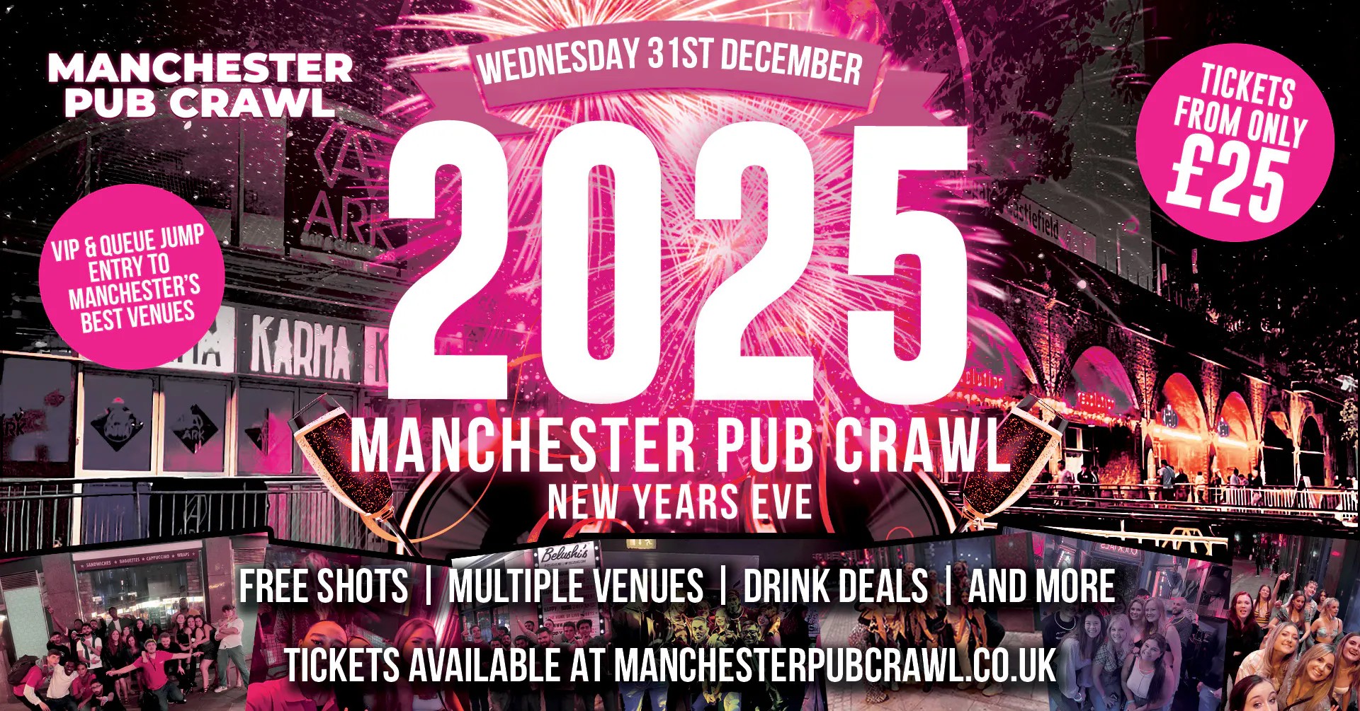 NEW YEAR’S EVE PUB CRAWL MANCHESTER at Salt Dog Slim's Manchester ...