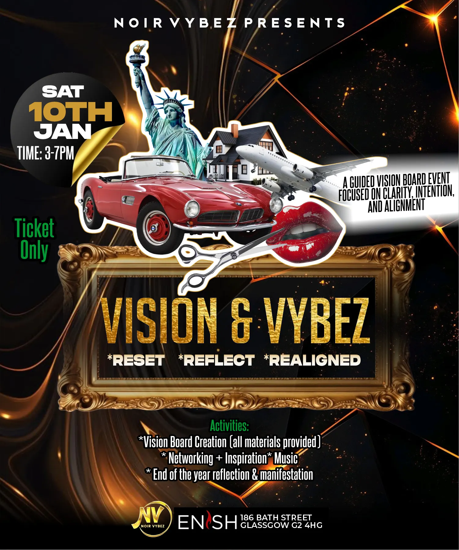 Vision & Vybez: A Vision Board Experience at Enish Glasgow, Glasgow on ...