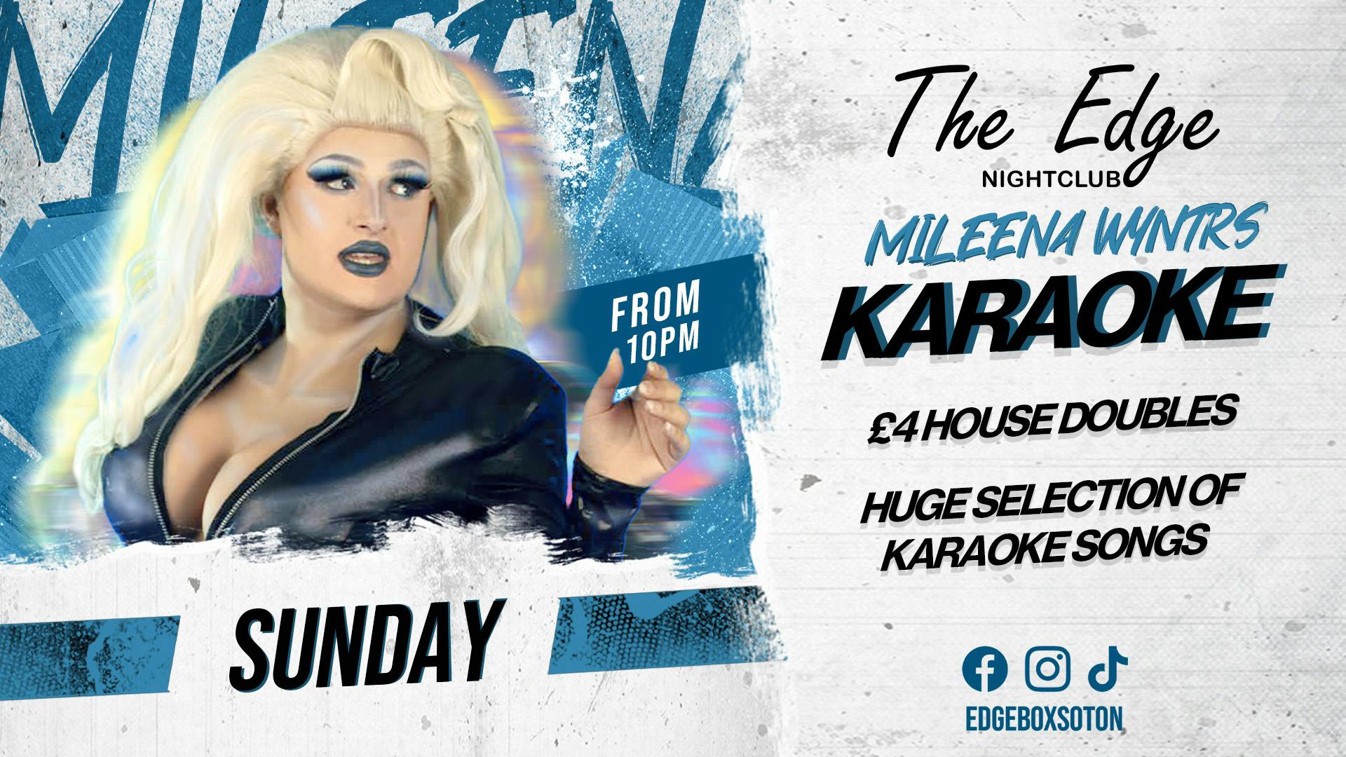 Karaoke Sundays - FREE ENTRY B4 MIDNIGHT at The Edge & The Box Bar ...