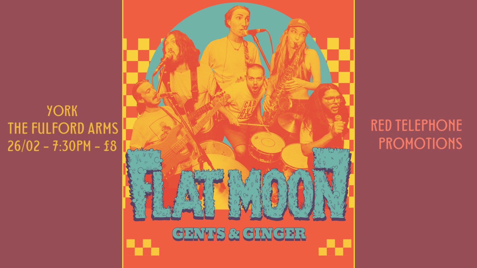 Flat Moon (Album Launch!) + Gents & Ginger + No Cameo at The Fulford ...
