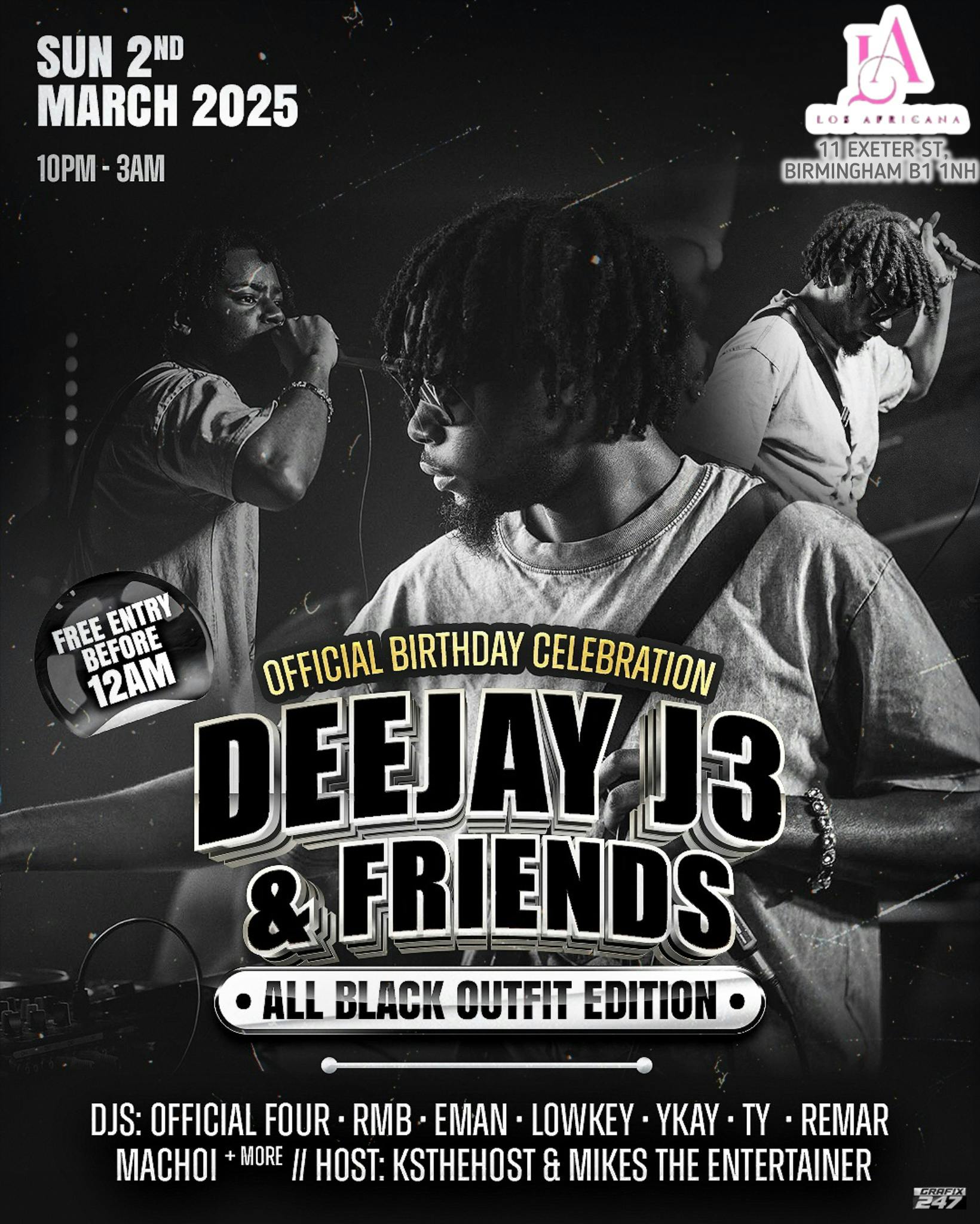 TONIGHT MAIN EVENT DEEJAY J3 & FRIENDS - OFFICIAL BIRTHDAY CELEBRATION ...