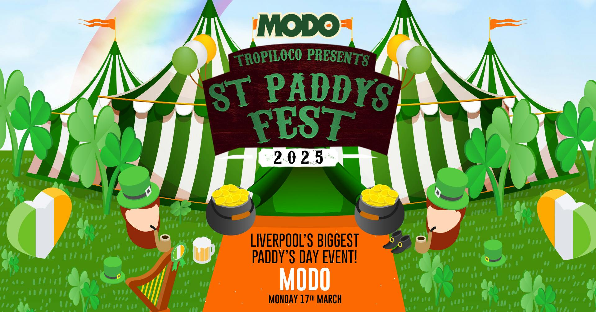 🇮🇪⚱️TROPILOCO PRESENTS - ST PADDY'S FEST - FREE TICKETS⚱️🇮🇪 MODO ...