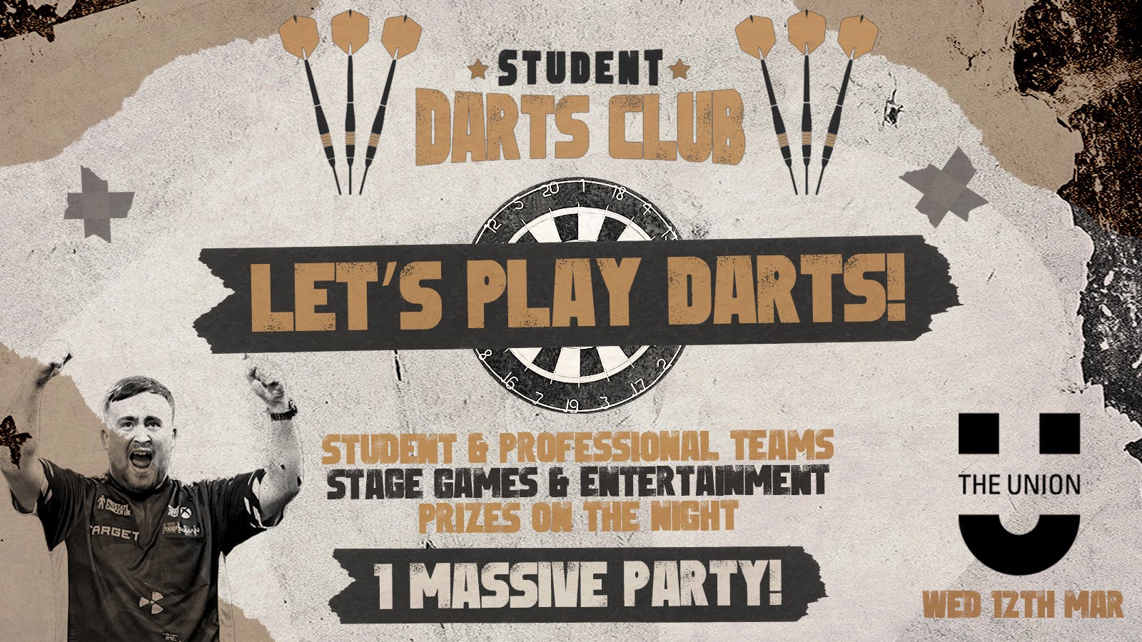 STUDENT DARTS CLUB @ THE MMU UNION - Ticket Includes Entry to the After ...