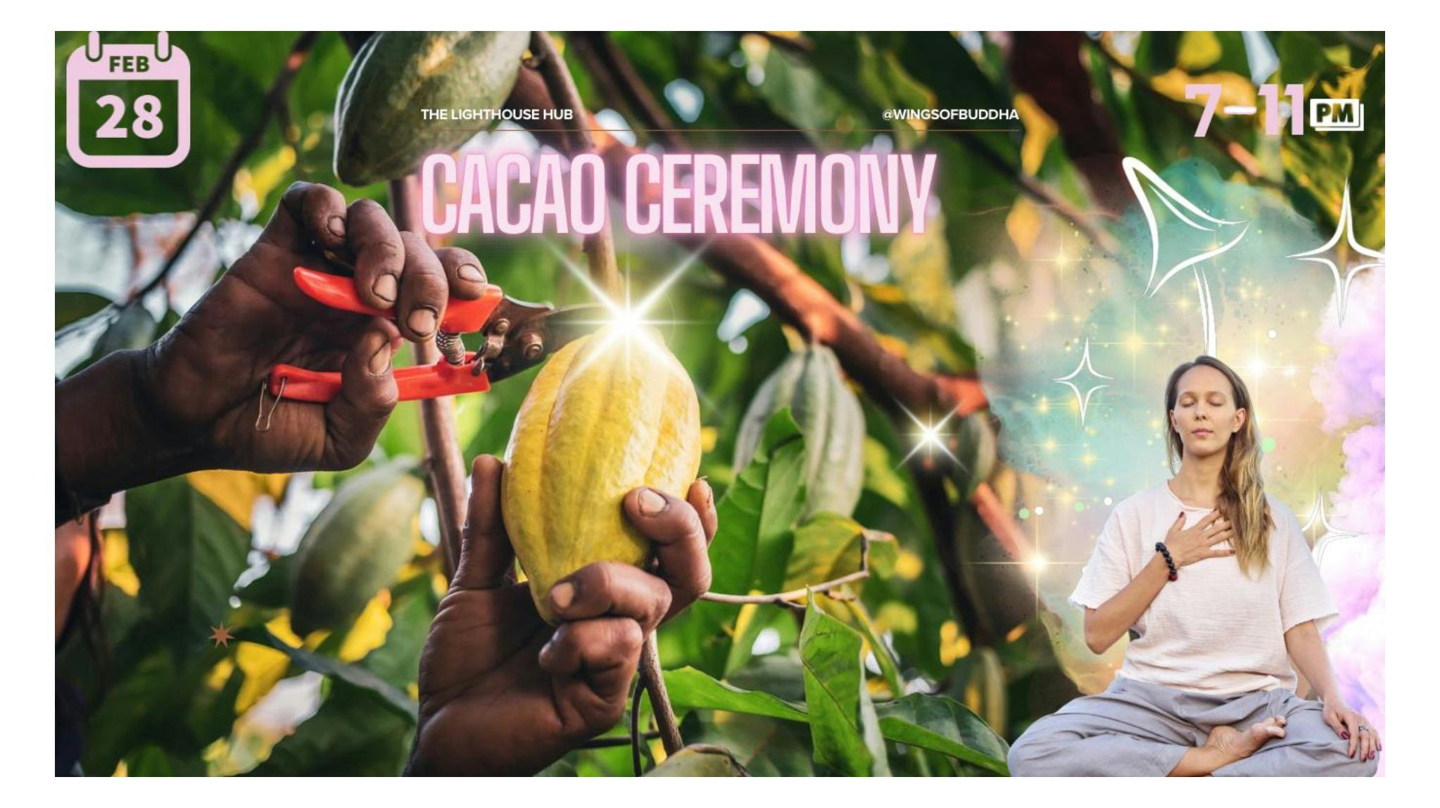 Sacred Blue Lotus Cacao Ceremony (Friday 28th feb) @ The Lighthouse Hub ...