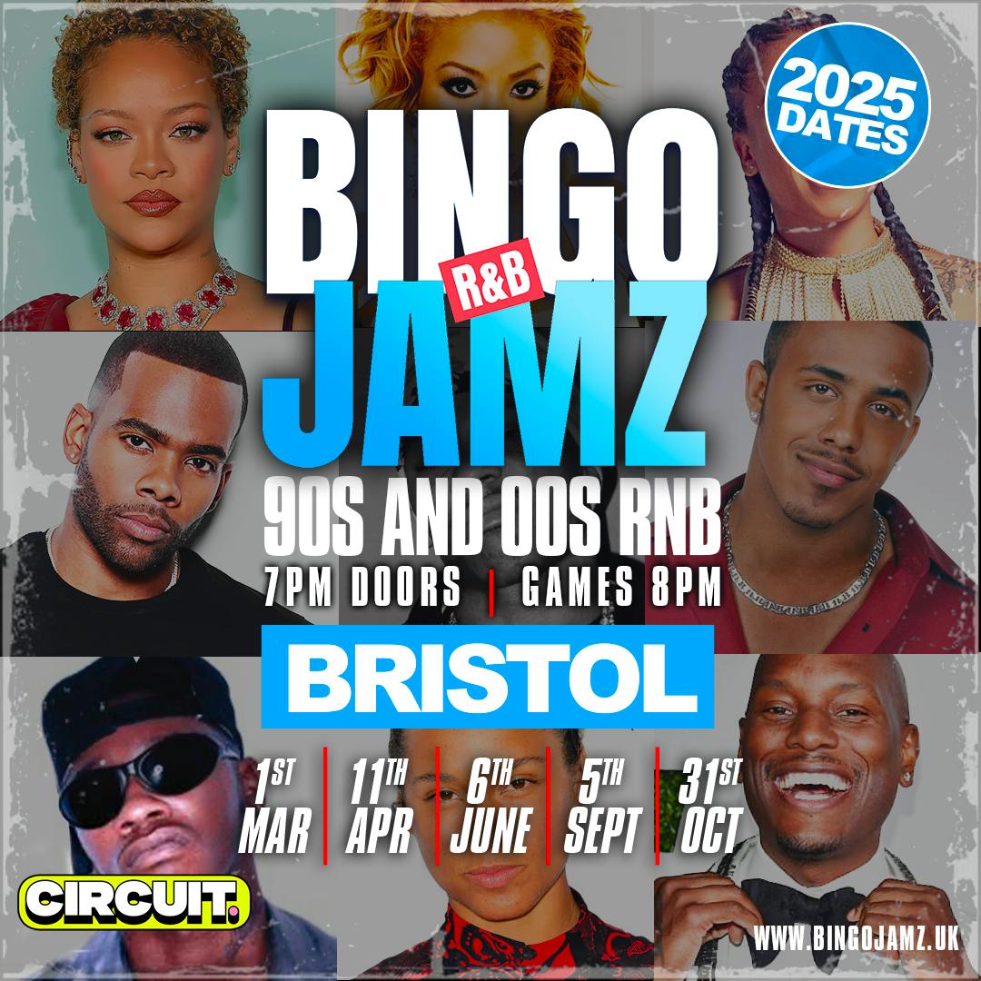 Bingo Jamz Bristol | 16th May 2025 at Circuit Bristol, Bristol on 16th May | Fatsoma