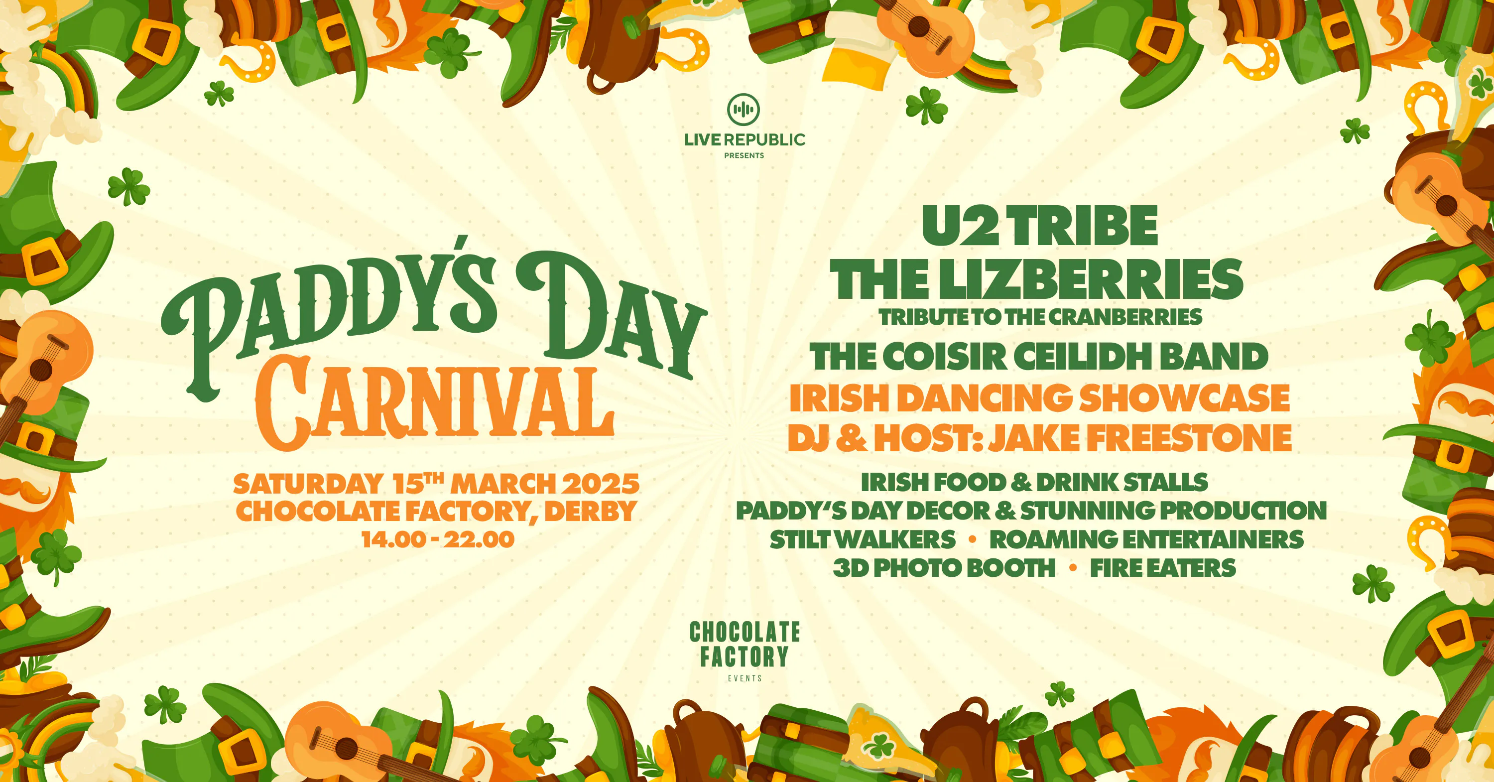 Derby University does St Paddys Festival at The Chocolate Factory ...