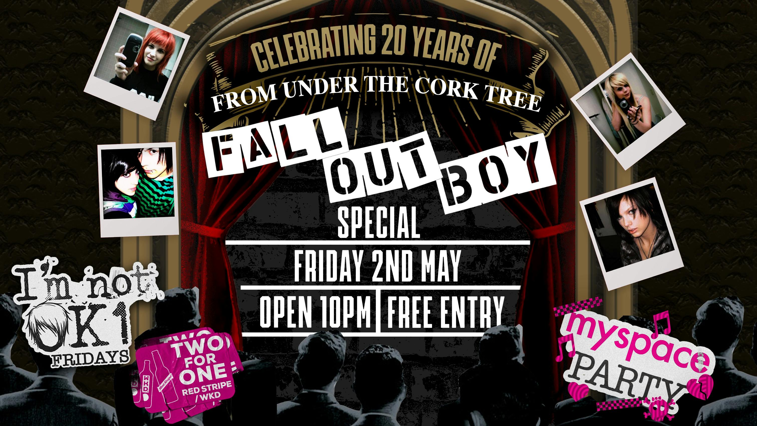 MYSPACE PARTY - FALL OUT BOY SPECIAL - Celebrating 20 Years of From ...