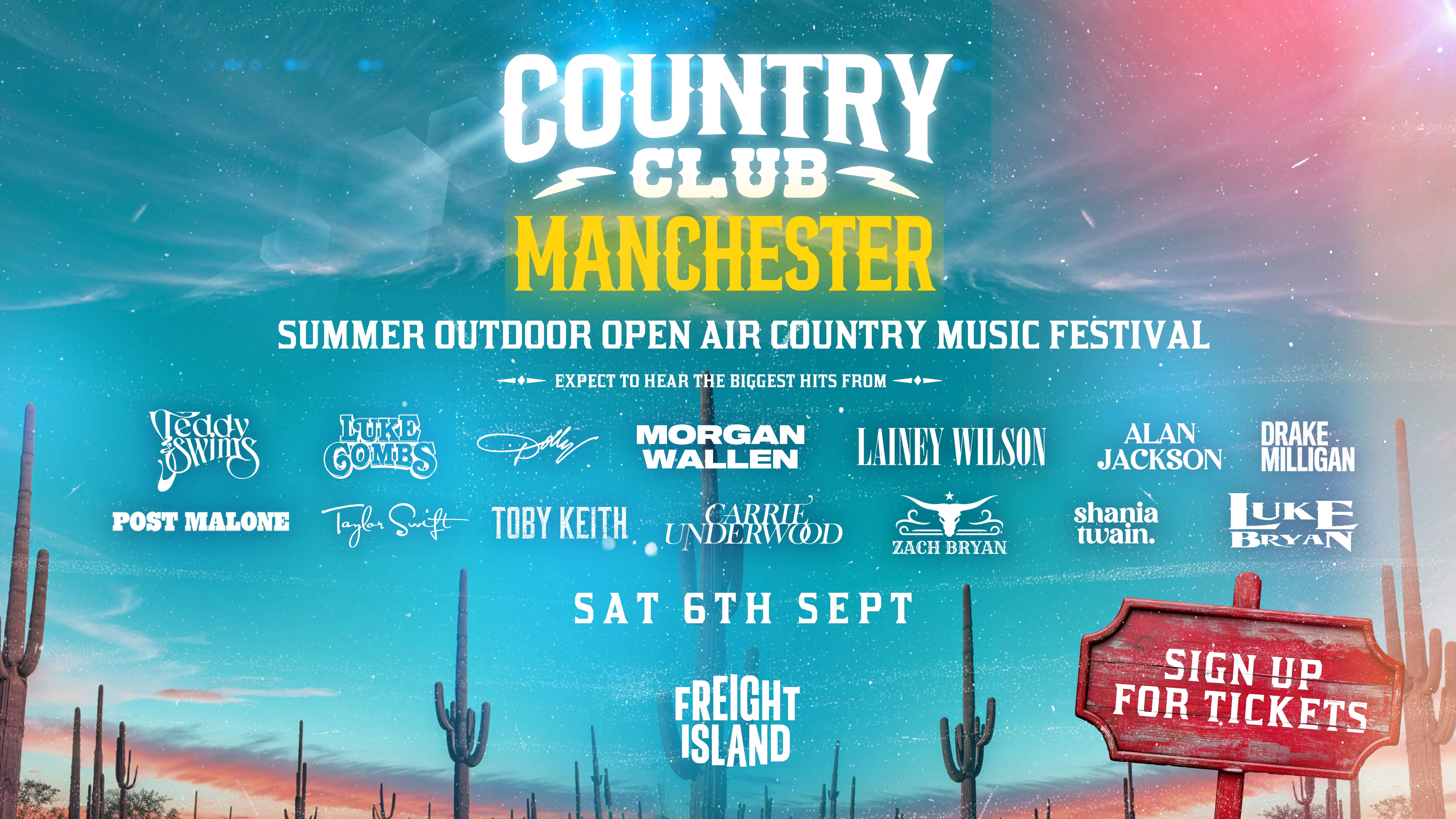 Country Club ⚡- Outdoor Country Music Festival • 6th Sept • Manchester ...