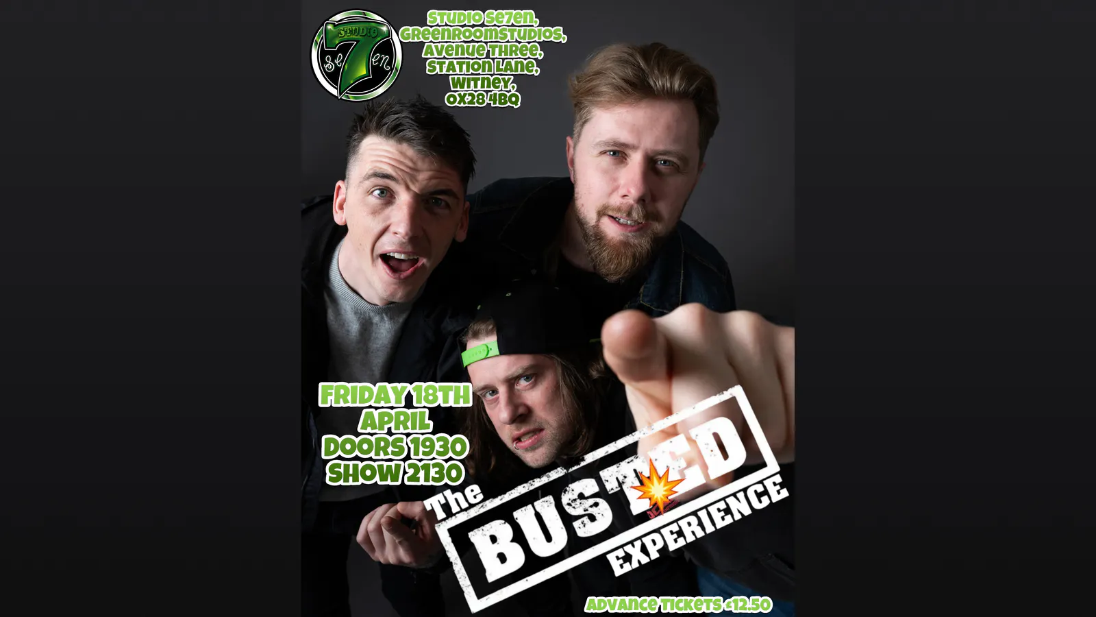 The BUST-ED Experience at Studio Se7en, Witney on 18th Apr 2025 | Fatsoma