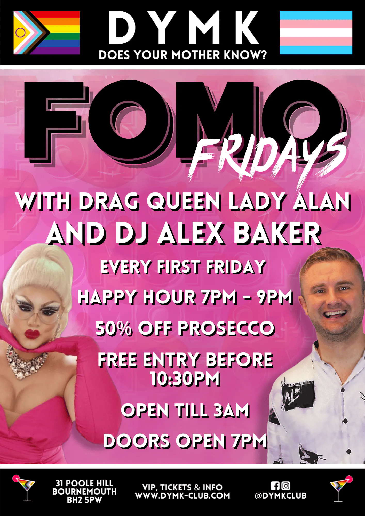 FOMO FRIDAYS - DYMK Nightclub - 50% OFF PROSECCO at DYMK Club ...