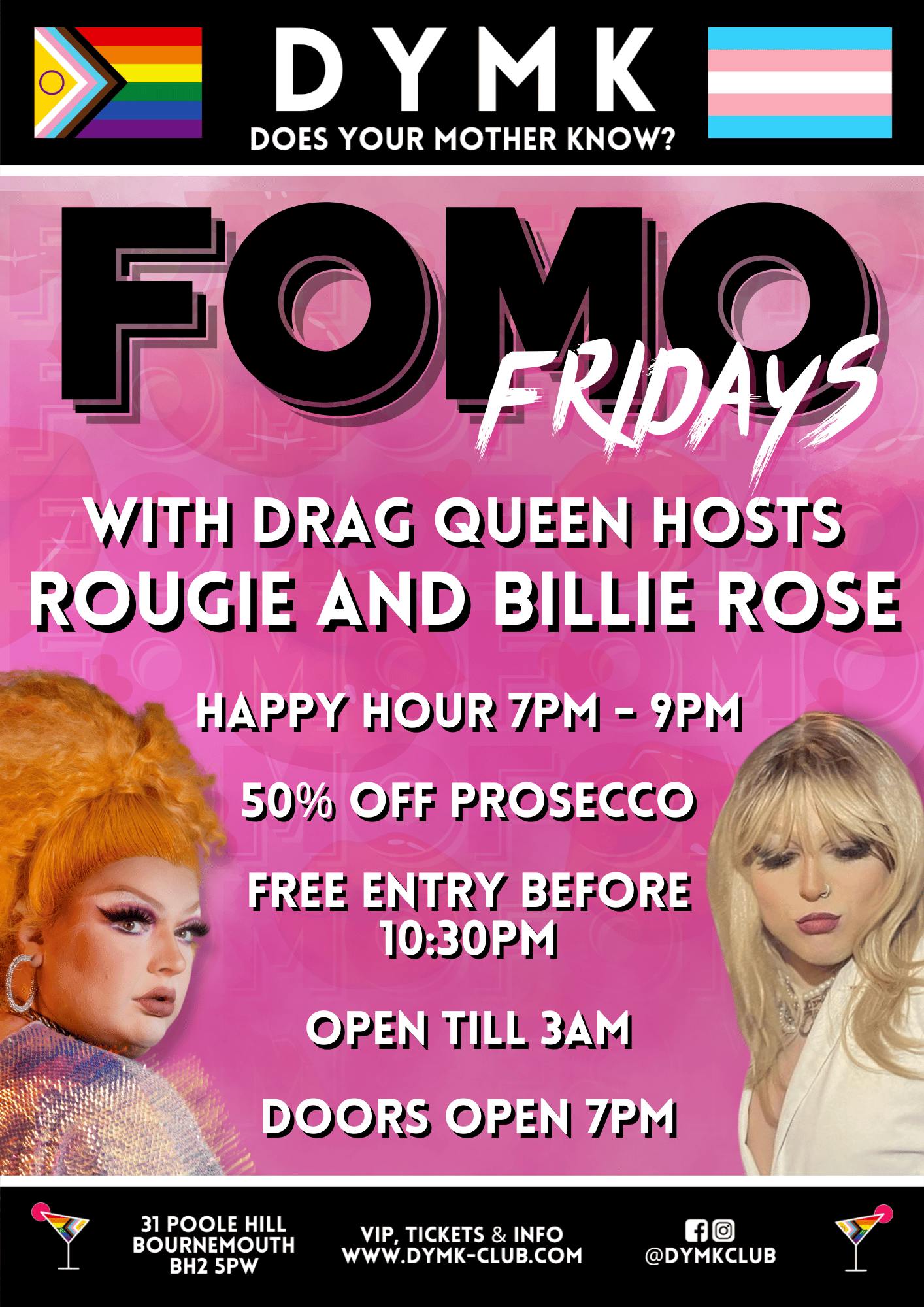 FOMO FRIDAYS - DYMK Nightclub - 50% OFF PROSECCO at DYMK Club ...