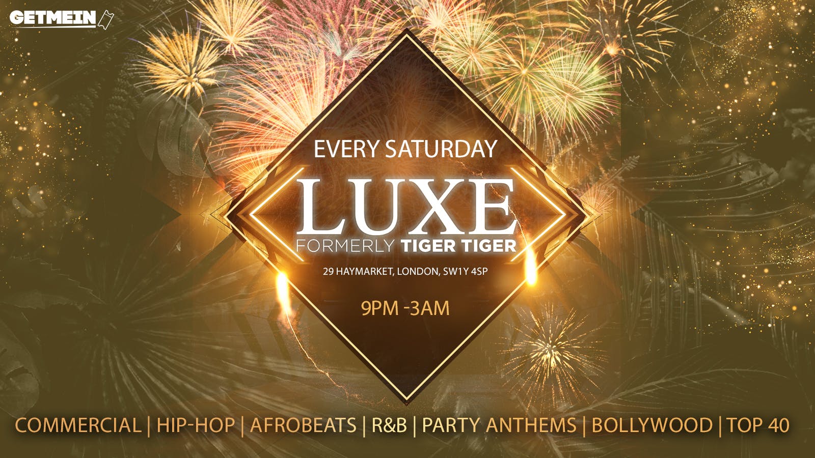 May Spring Bank Holiday Party @ TIGER TIGER Luxe // Luxe (Formally Tiger Tiger London) // Hip ...