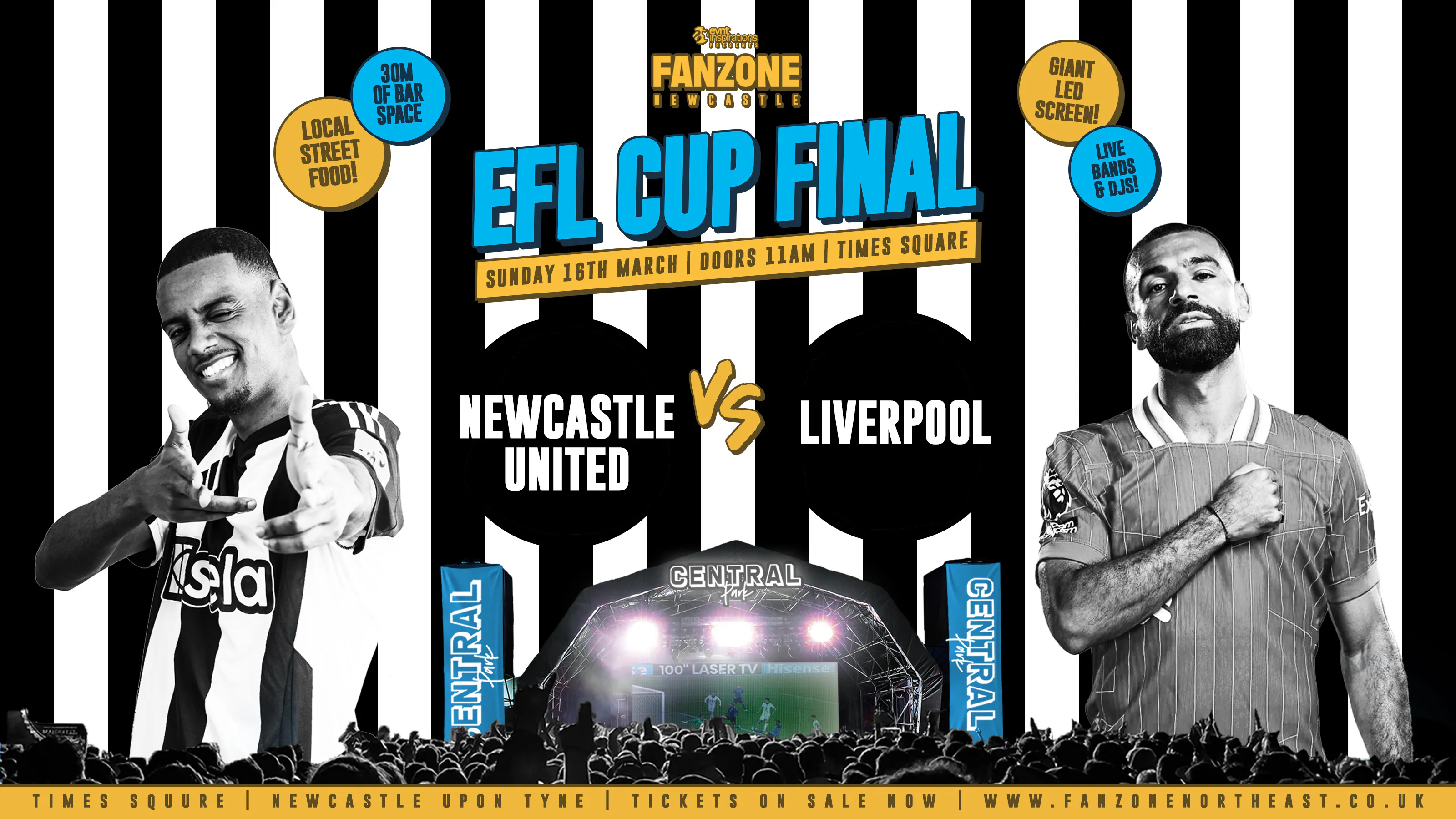** SOLD OUT ** EFL Cup Final! @ Times Square, Newcastle at Times Square ...