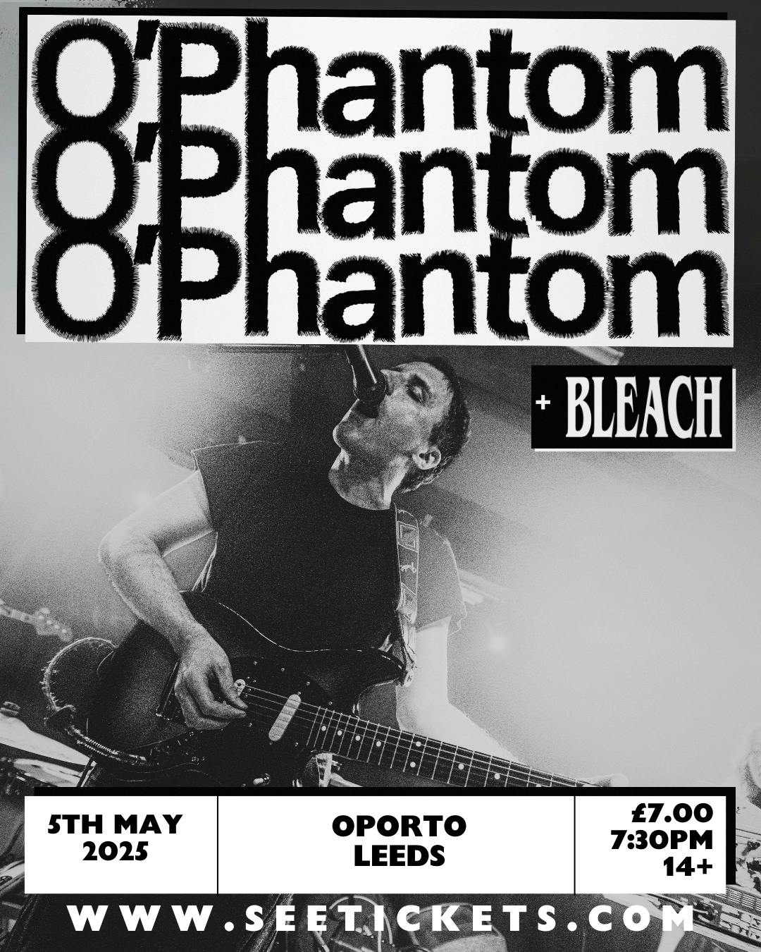 O'Phantom *Postponed* at Oporto, Leeds on 5th May | Fatsoma