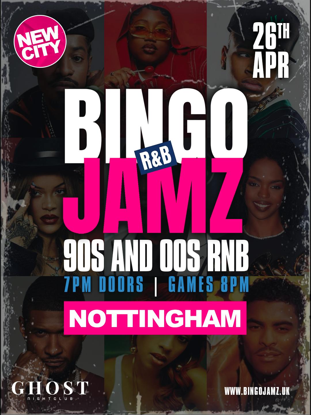 Bingo Jamz Nottingham | 26th April 2025 at Ghost Nottingham, Nottingham ...