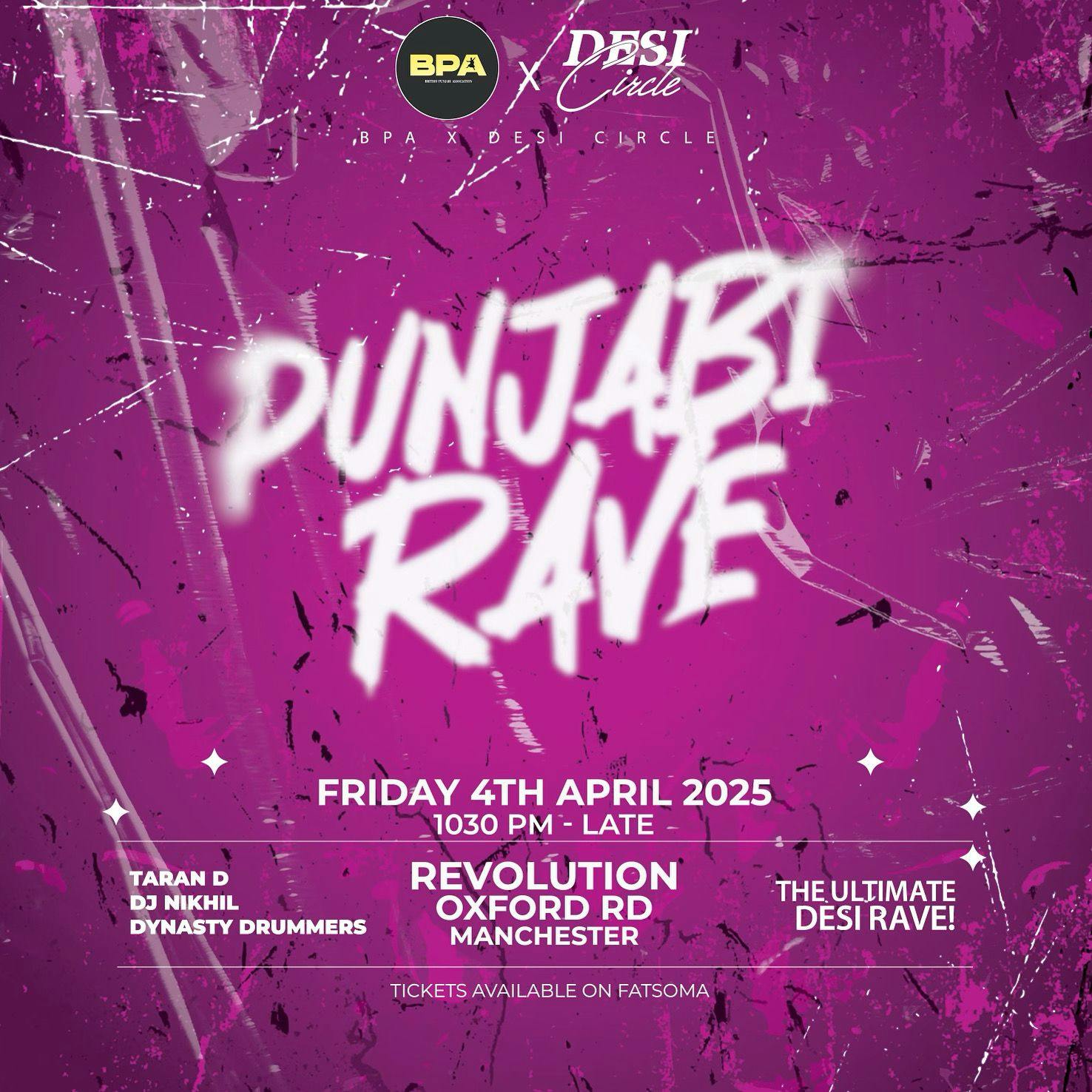 BPA X DESI CIRCLE Manchester Punjabi Rave at Revolution Manchester ...