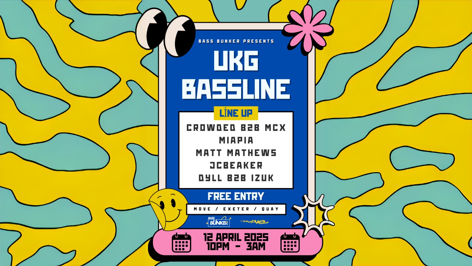 Bass Bunker // UKG & Bassline // Free Entry // Sat 12 April // Move ...