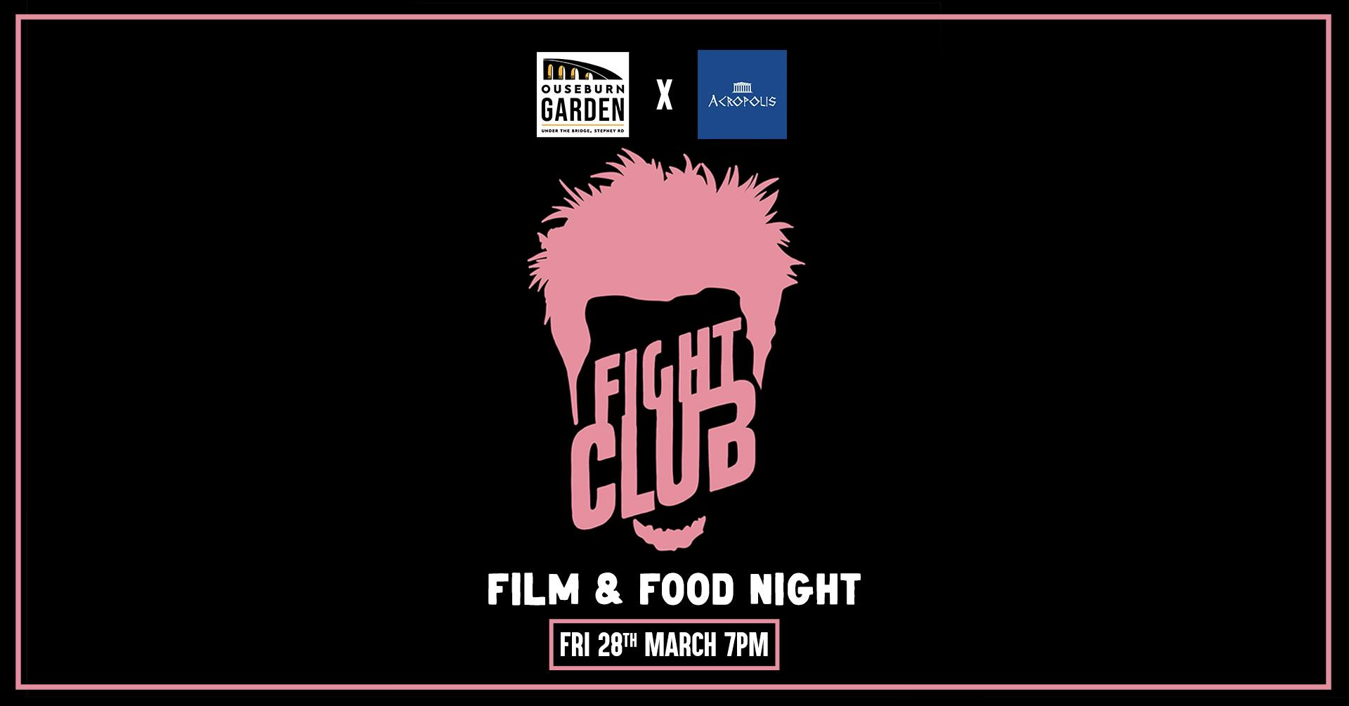 Friday Movie Night - Fight Club at Ouseburn Garden, Newcastle upon Tyne ...