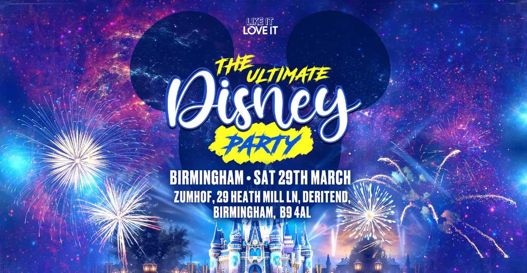 The Ultimate Disney Party at Zumhof Biergarten, Birmingham on 29th Mar ...