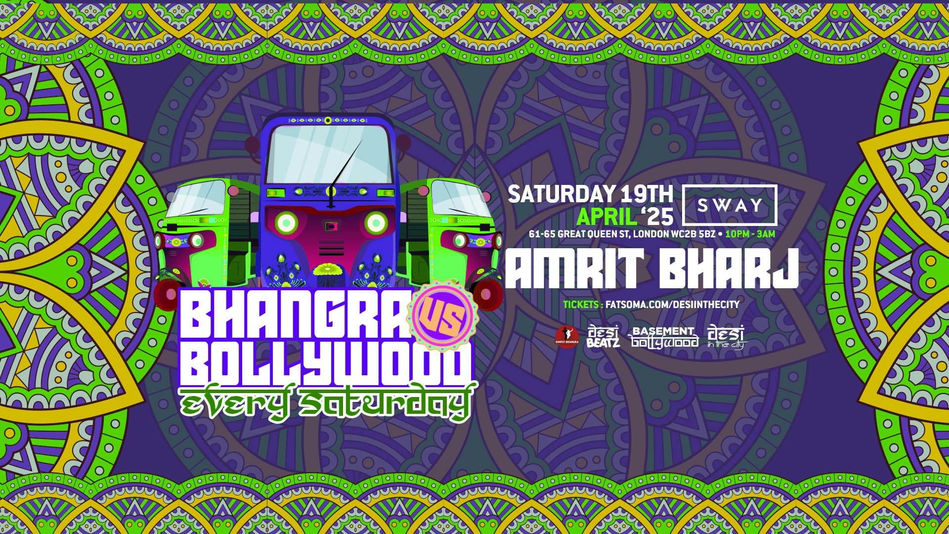 TONIGHT! BHANGRA vs BOLLYWOOD! | BANK HOL 19.04.25 | SWAY BAR at Sway ...