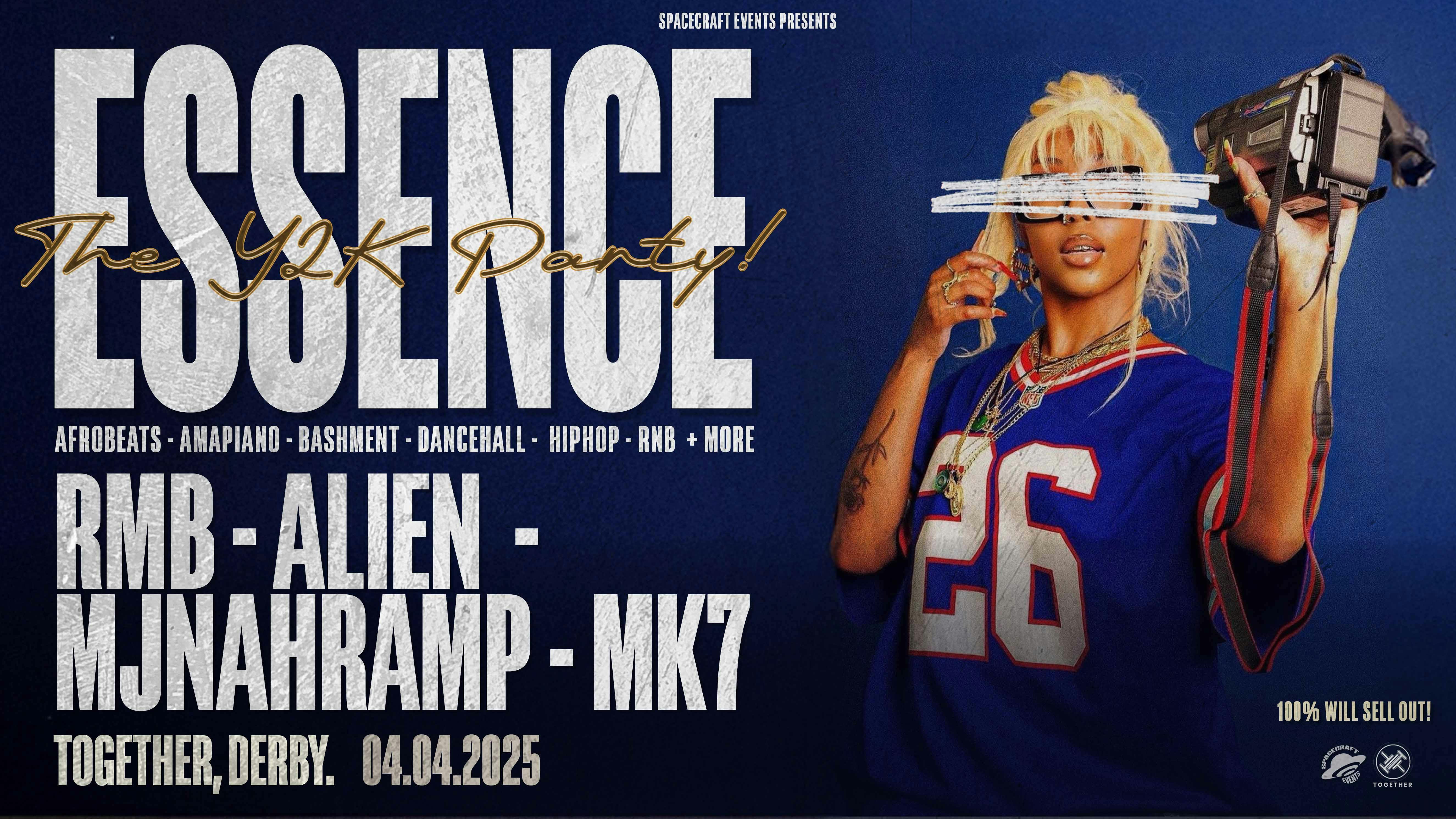 ESSENCE: THE Y2K PARTY! at Together, Derby on 4th Apr | Fatsoma