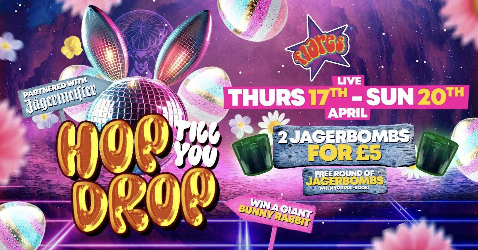 Hop Till You Drop at Flares - York, York on 20th Apr | Fatsoma