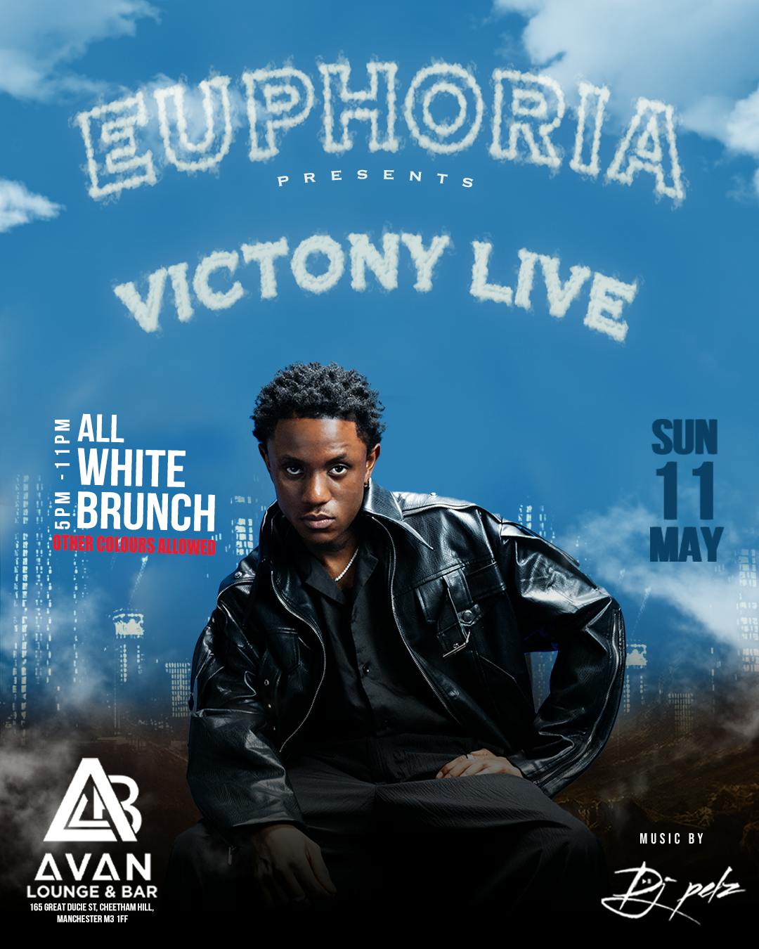 Victony: Stubborn (All White Brunch) at Avan Lounge Restaurant & Shisha ...