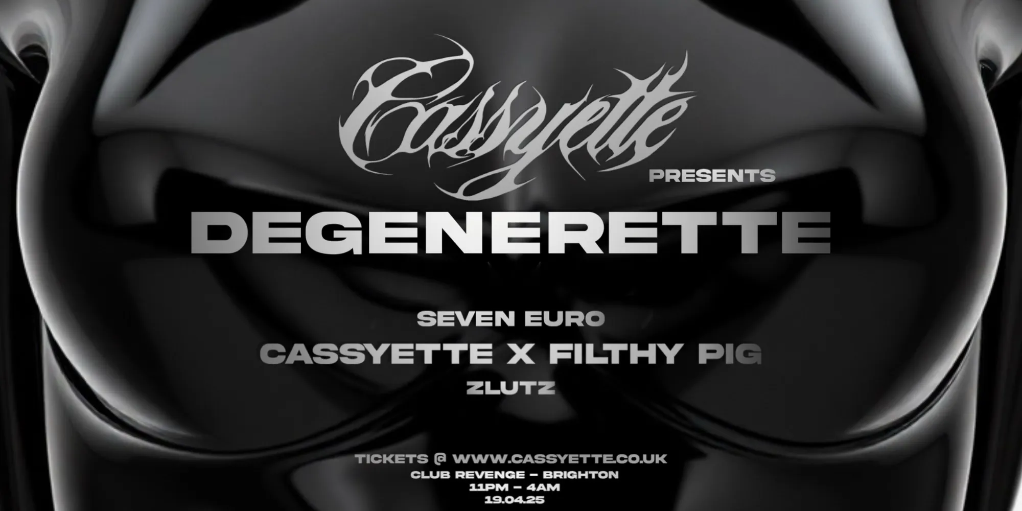 CASSYETTE PRESENTS: DEGENERETTE @ Revenge at Revenge, Brighton and Hove ...