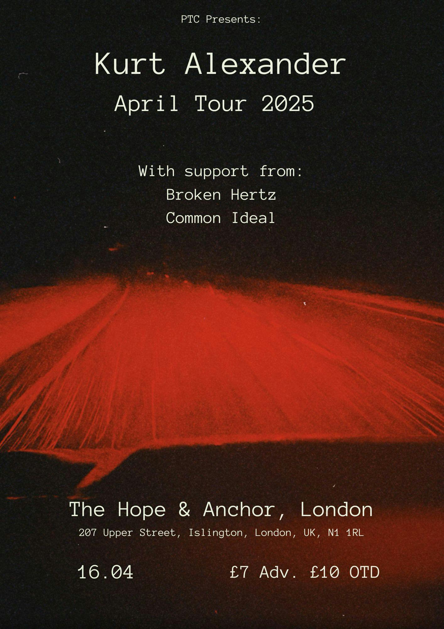 Kurt Alexander x Broken Hertz x Common Ideal Live @ Hope & Anchor ...