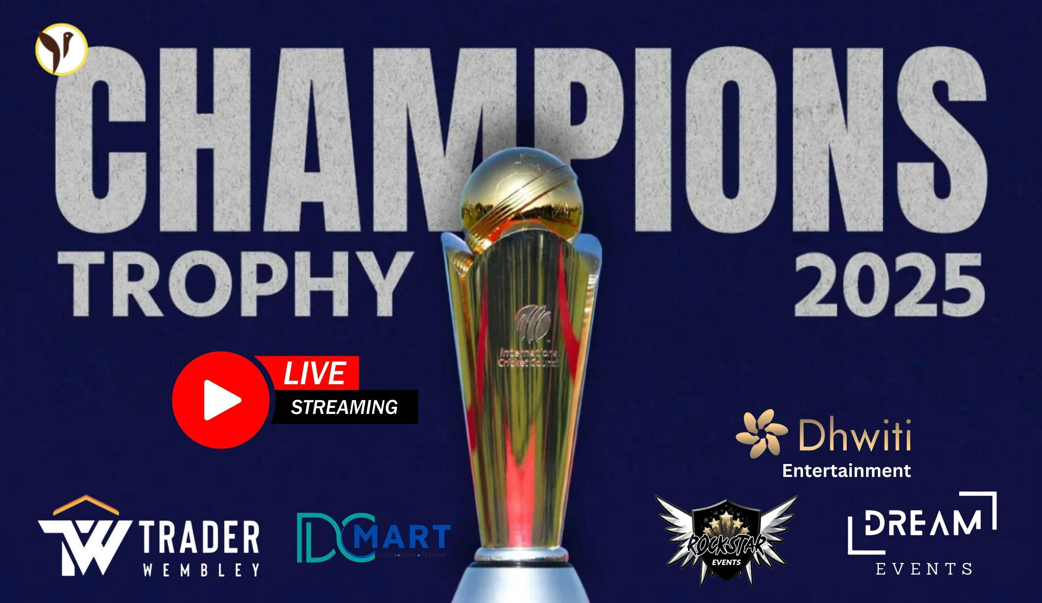 🏆 ICC CHAMPIONS TROPHY 2025 – INDIA FINAL LIVE SCREENING! 🇮🇳🔥 at TRADER ...