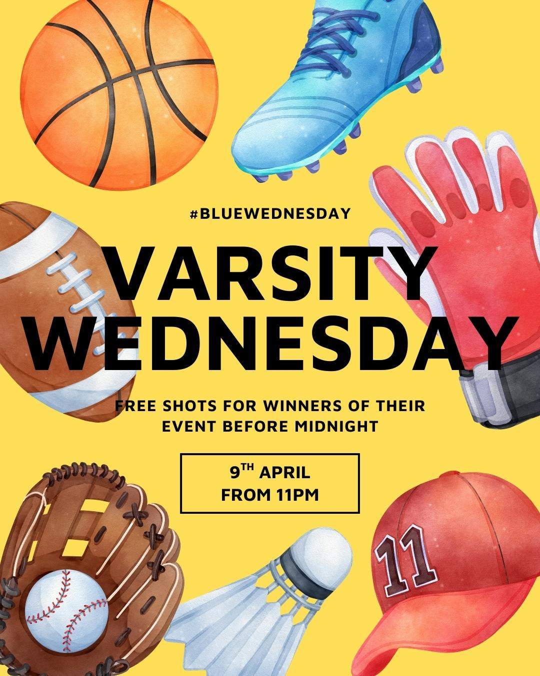 🏟️ VARSITY SPECIAL 🏟️ - 💙 Blue Wednesday 💙 at Blue Check - Wembley ...