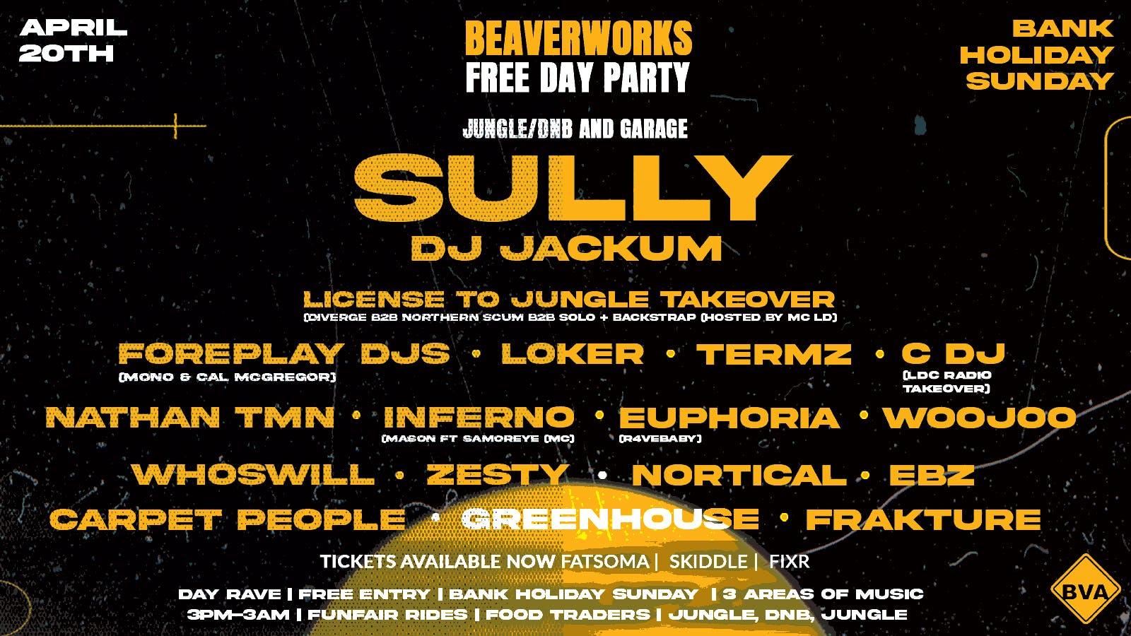 FREE SPRING DAY & NIGHT PARTY w/ SULLY & DJ JACKUM - Bank Holiday Sun ...