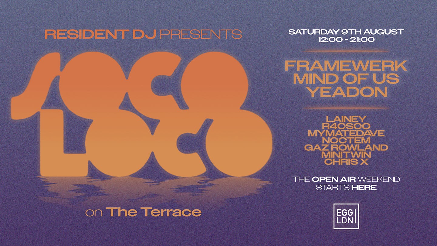 SOCO LOCO On The Terrace @ EGG LDN at Egg London Nightclub, London on ...