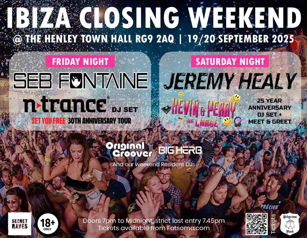 Ibiza Closing Weekend, Henley on Thames at Henley-on-Thames Town Hall, Henley-on-Thames on 20th ...